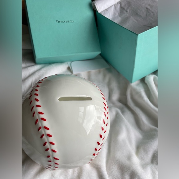 Tiffany & Co. | Other | Tiffany Co Childs Baseball Bank | Poshmark